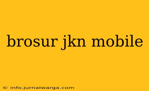 brosur jkn mobile