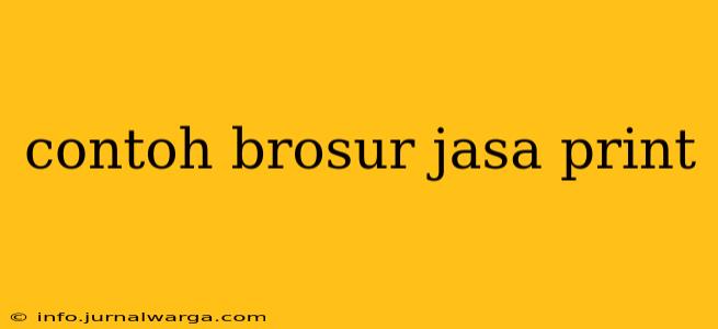 contoh brosur jasa print