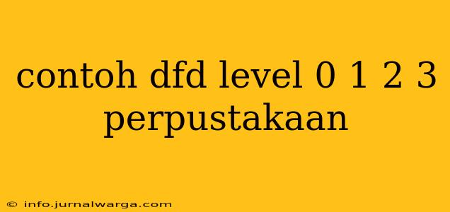 contoh dfd level 0 1 2 3 perpustakaan contoh dfd level 0 1 2 3 perpustakaan