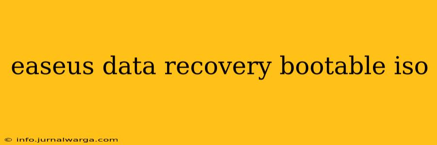 easeus data recovery bootable iso